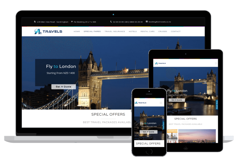 A1 Travels | Unity Infoway