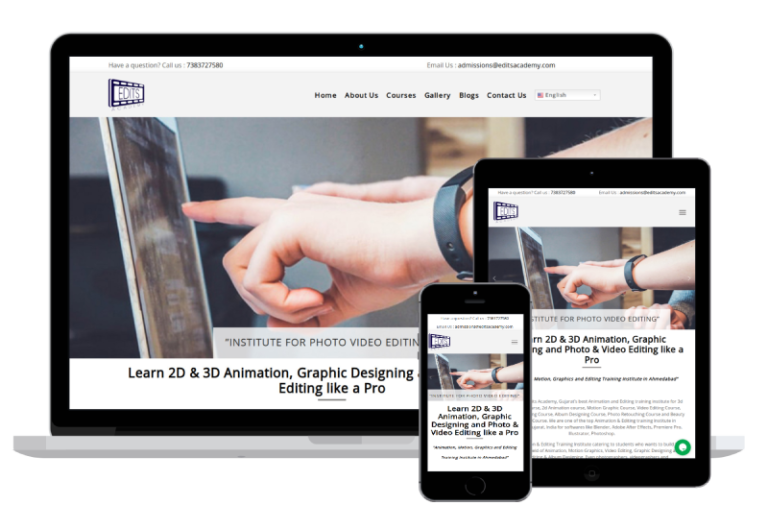 Edits Academy | Unity Infoway