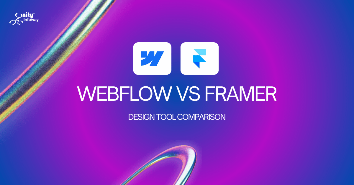Webflow vs Framer: Choose the Right Tool for You | Unity Infoway